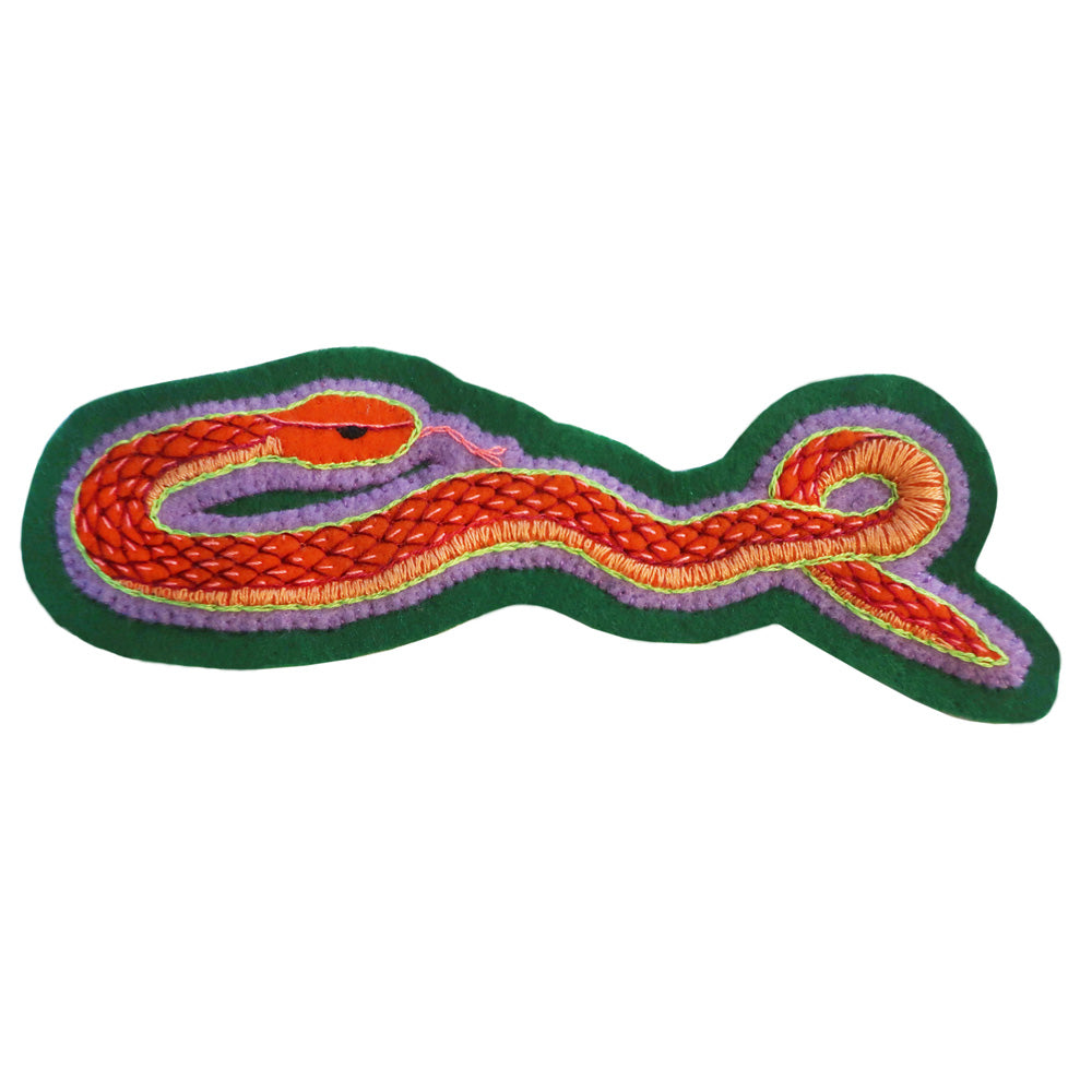 ORANGE SNAKE PATCH – The House of Snakes
